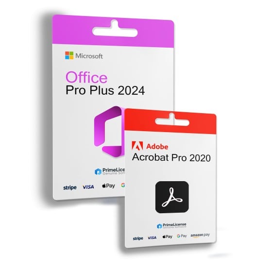 Microsoft Office + Adobe Acrobat Pro | Dauerlizenz-Bundle