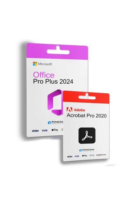 Microsoft Office + Adobe Acrobat Pro | Dauerlizenz-Bundle